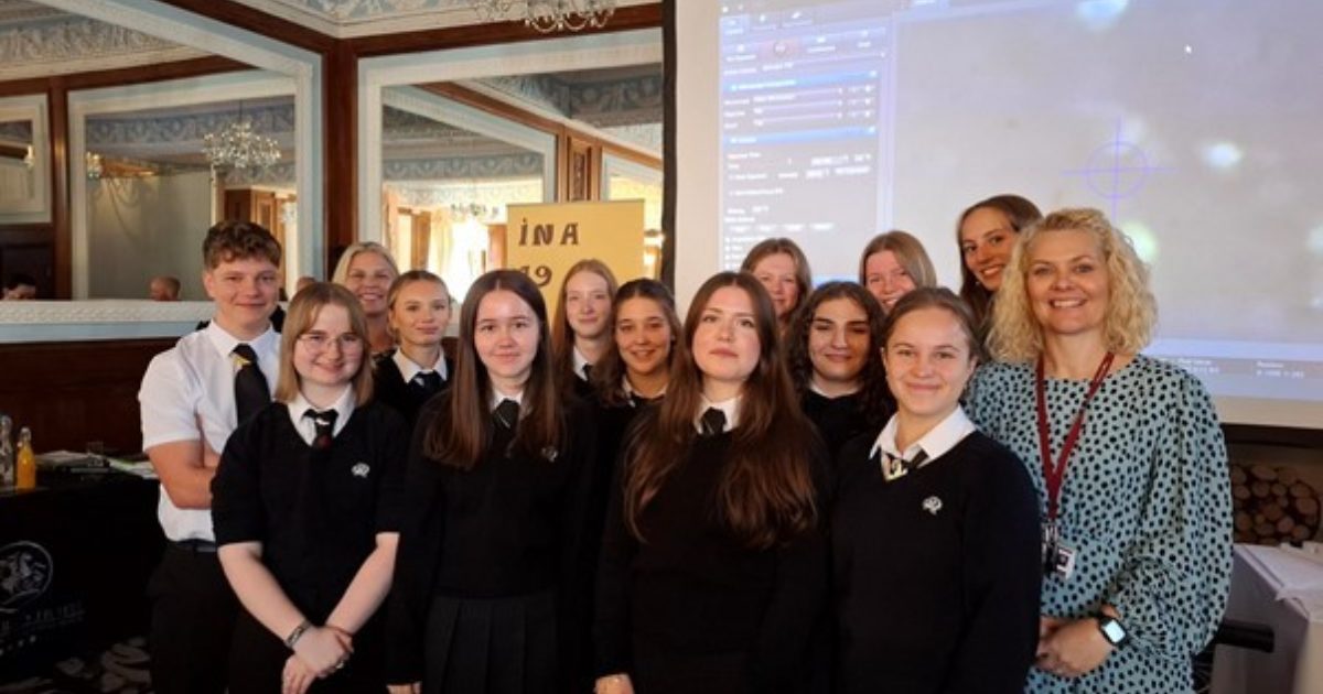 Eirias year 13 scientists at the International… | Ysgol Eirias