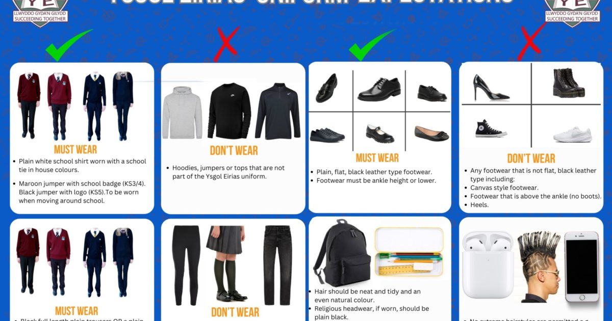 Uniform | Ysgol Eirias